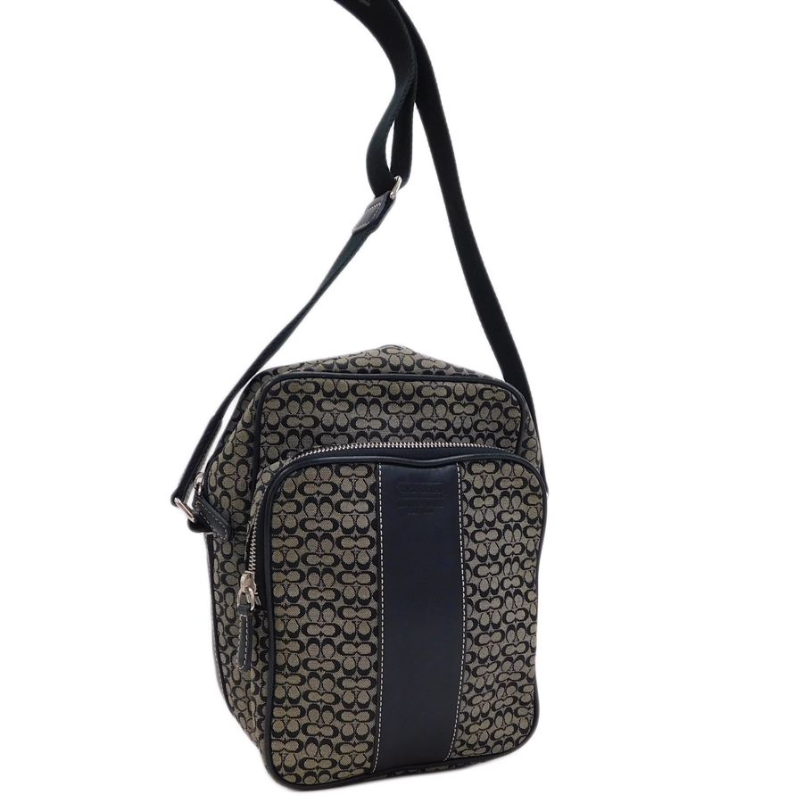 Yahoo!オークション - 1円 美品 コーチ ショルダーバッグ 4274 ブラッ...