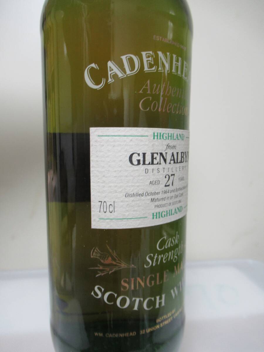 Yahoo!オークション - b011 グレンアルビン27年1964-1992 51.4% 閉鎖蒸...