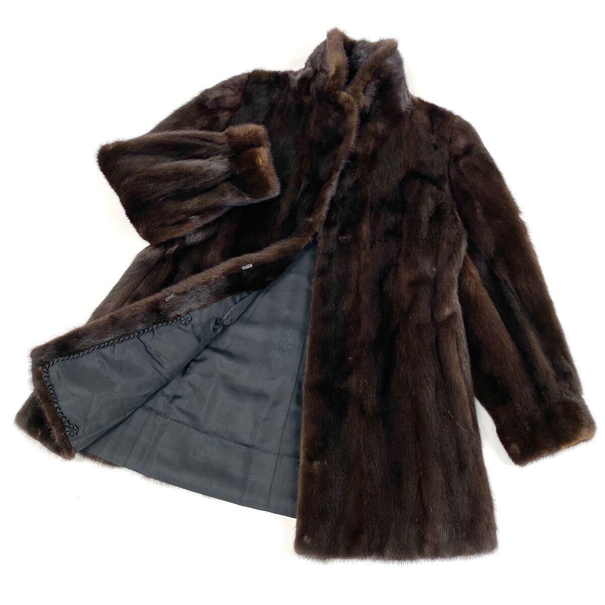 Yahoo!オークション - L6-10 CHEVAREINE 最高級毛皮 マホガニーミンク ...