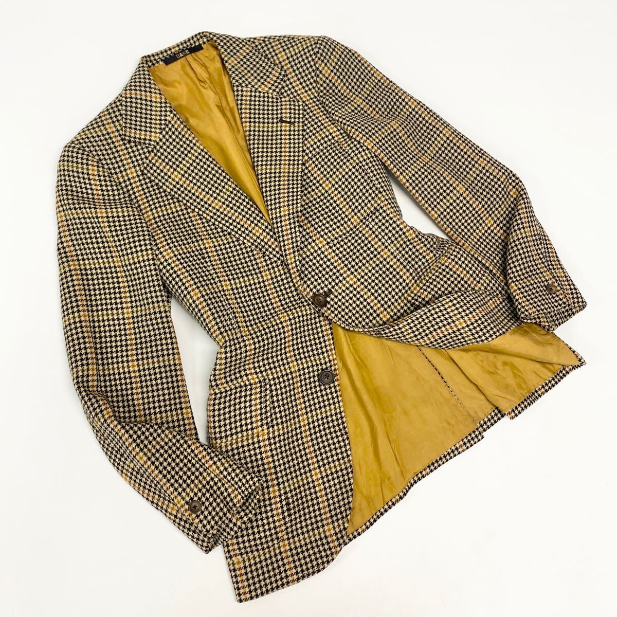 Yahoo!オークション - Il9 DAKS ダックス テーラードジャケット 千鳥格...