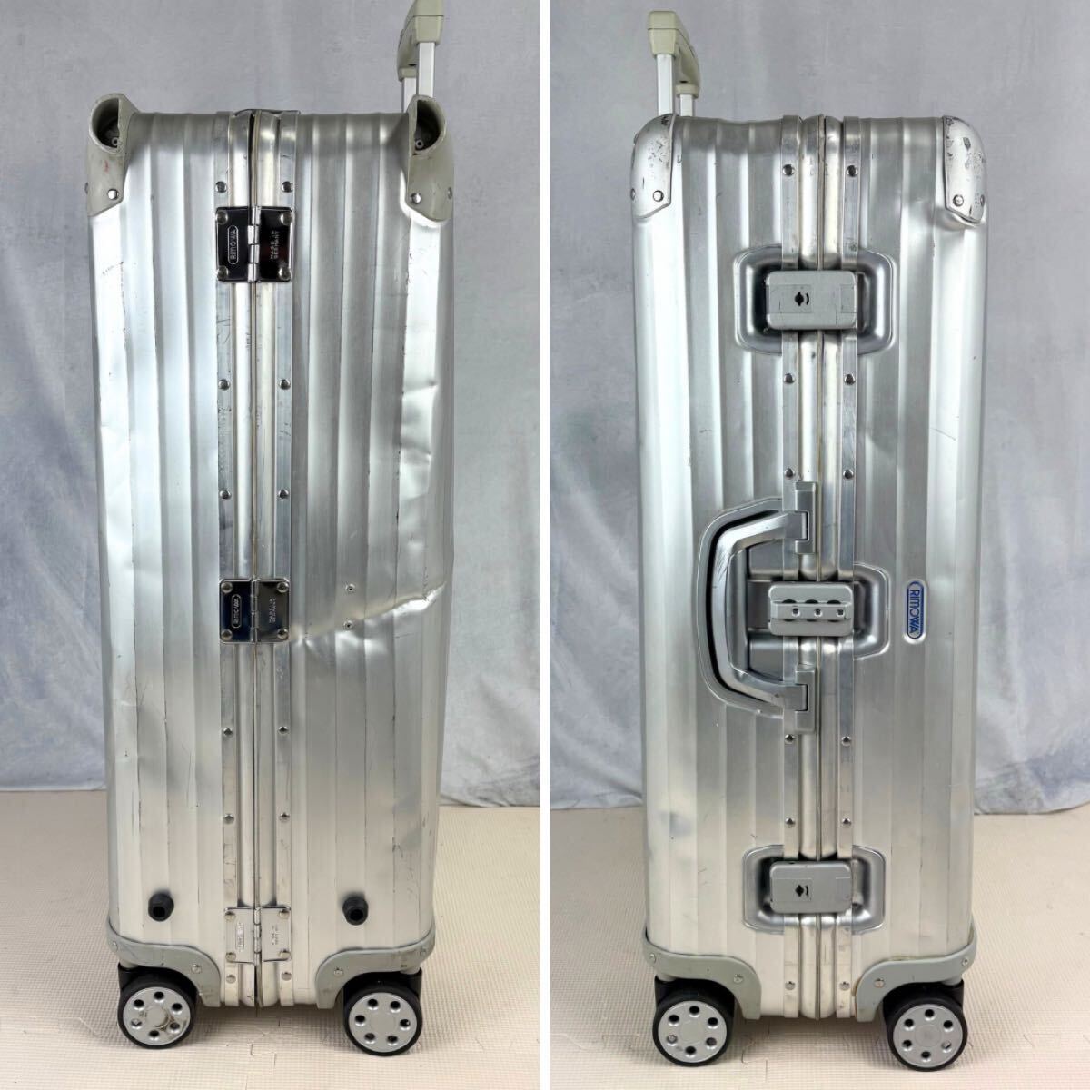 Yahoo!オークション - 【廃盤】青ロゴ RIMOWA リモワ TOPAS トパーズ 8...