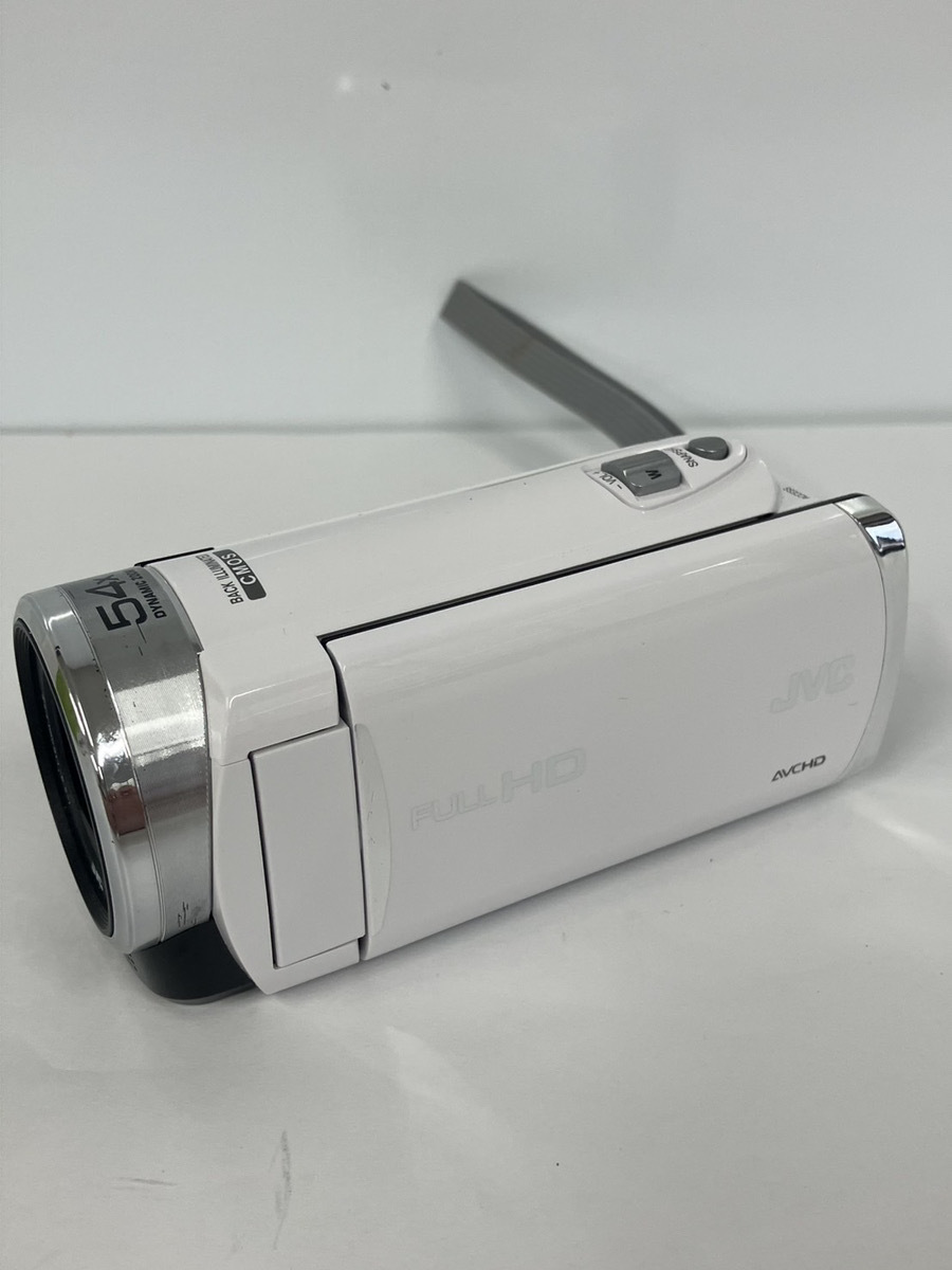 Yahoo!オークション - 100円～ JVC Everio GZ-E265-W デジタルビデオカ...