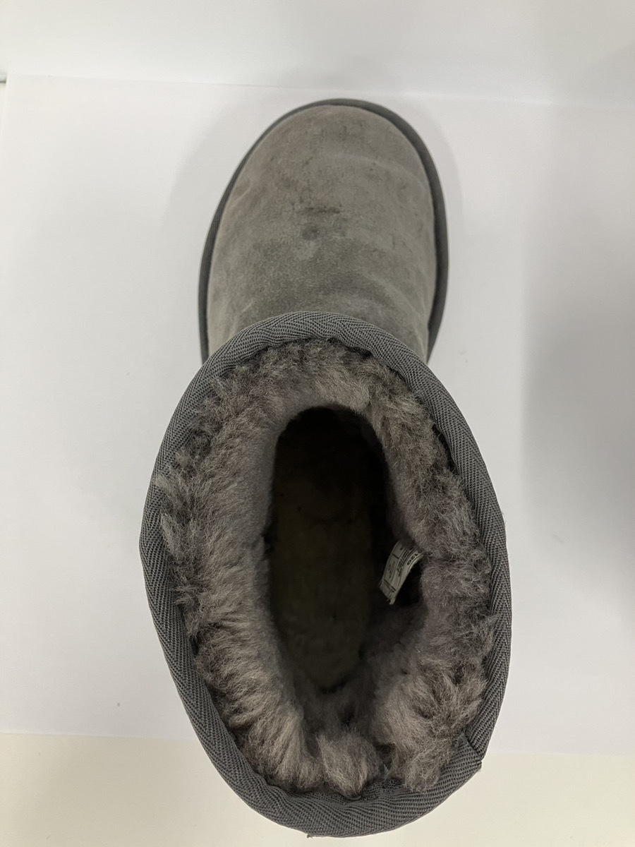 Yahoo!オークション - 100円～ UGG アグ CLASSIC MINI 5854 W/GREY ブ...