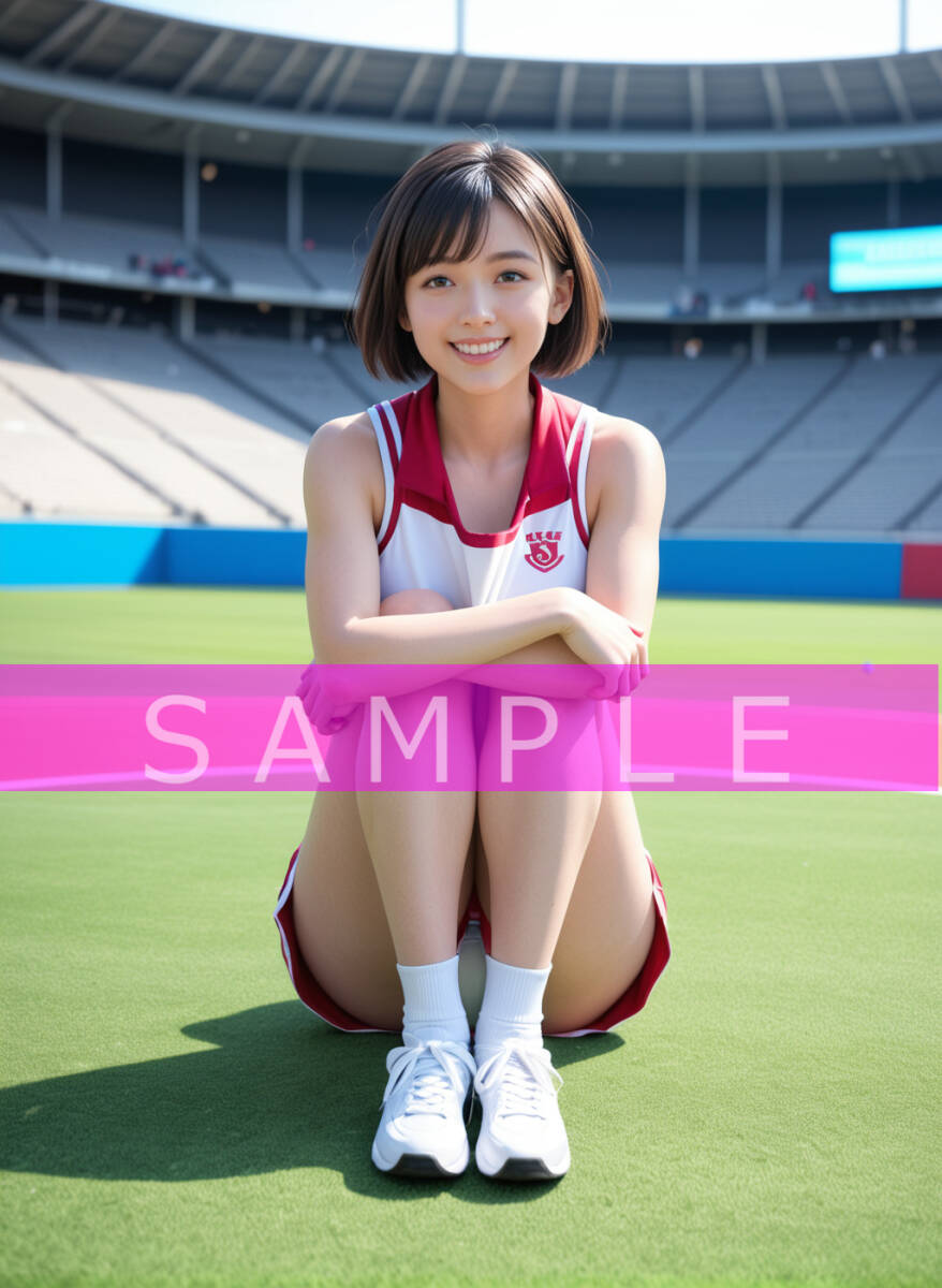 Yahoo!オークション - 2868【一点物 A4 AI美女ポスター】最高画質 光沢...