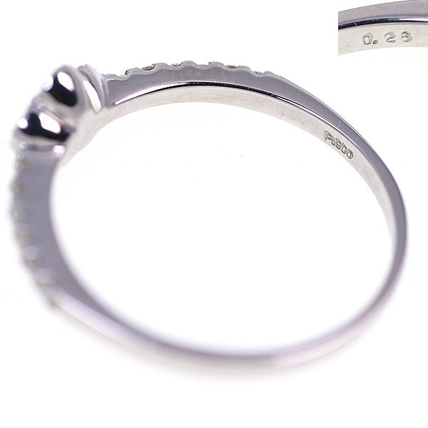 Yahoo!オークション - Z_257 Pt900 ダイヤモンド0.26ct リング