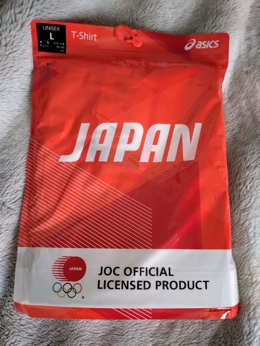 Yahoo!オークション - 東京オリンピック Tシャツ JOCエンブレム asics