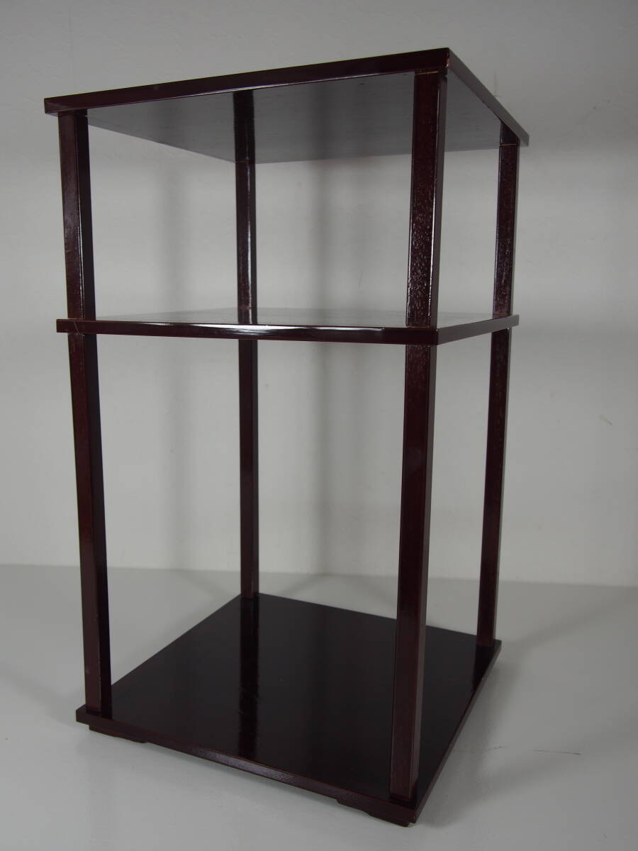 溜塗 二重棚 組み立て式 茶道具 24 1219－18－1(漆芸)｜売買されたオークション情報、yahooの商品情報をアーカイブ公開 - オークファン（aucfan.com）