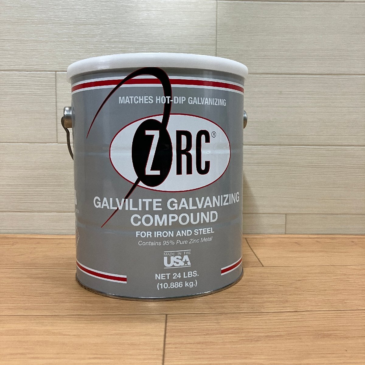 Yahoo!オークション - ZRC 常温亜鉛めっきZ.R.C 10.8kg シルバー COLD-...