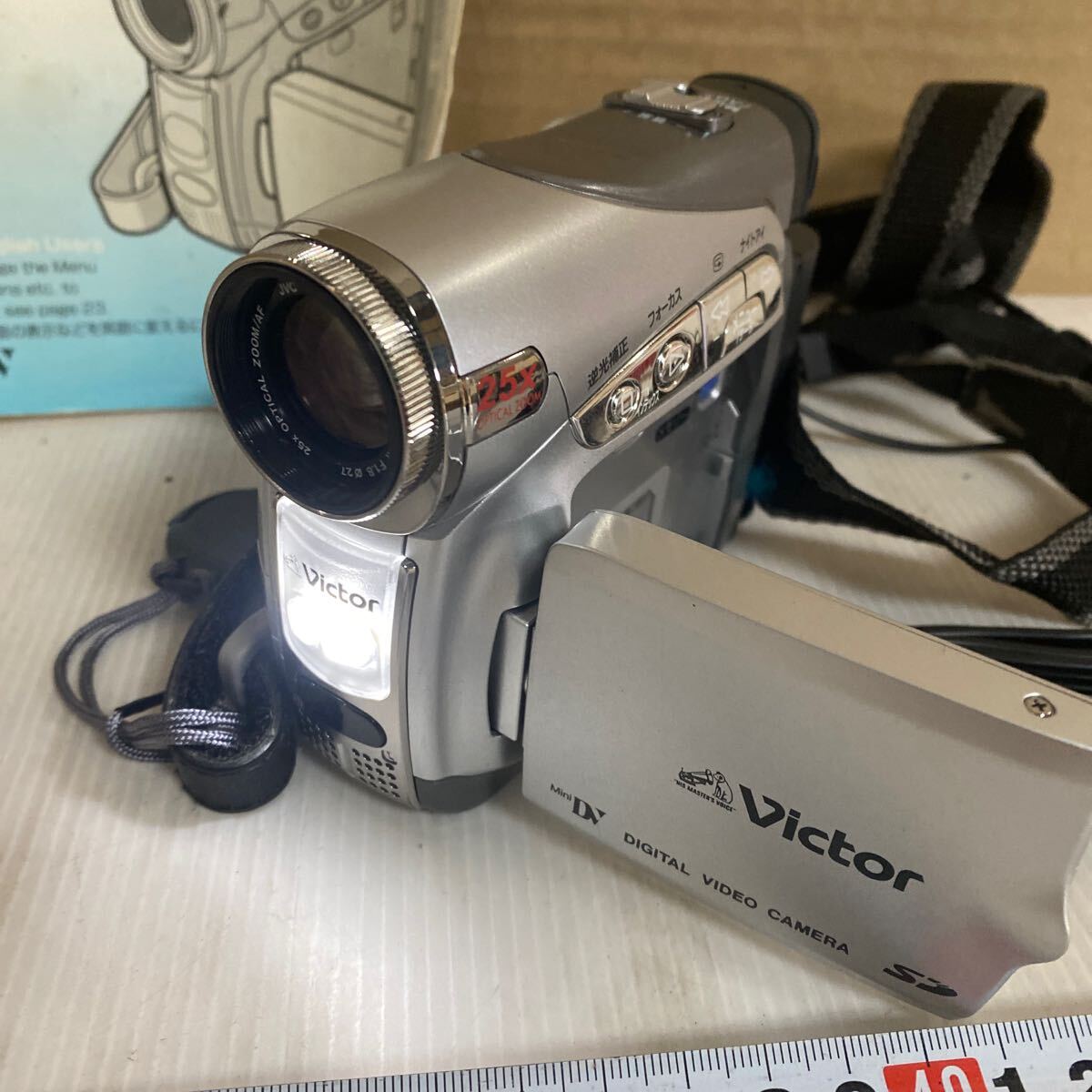 Yahoo!オークション - デジタルビデオカメラ Victor GR-D290 通電確認...