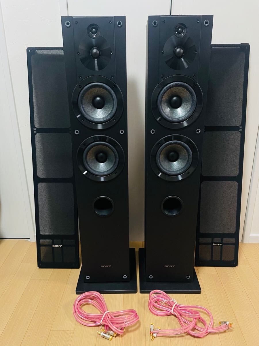 Yahoo!オークション - 美品 SONY 3ウェイ トールボーイスピーカー SS-C...
