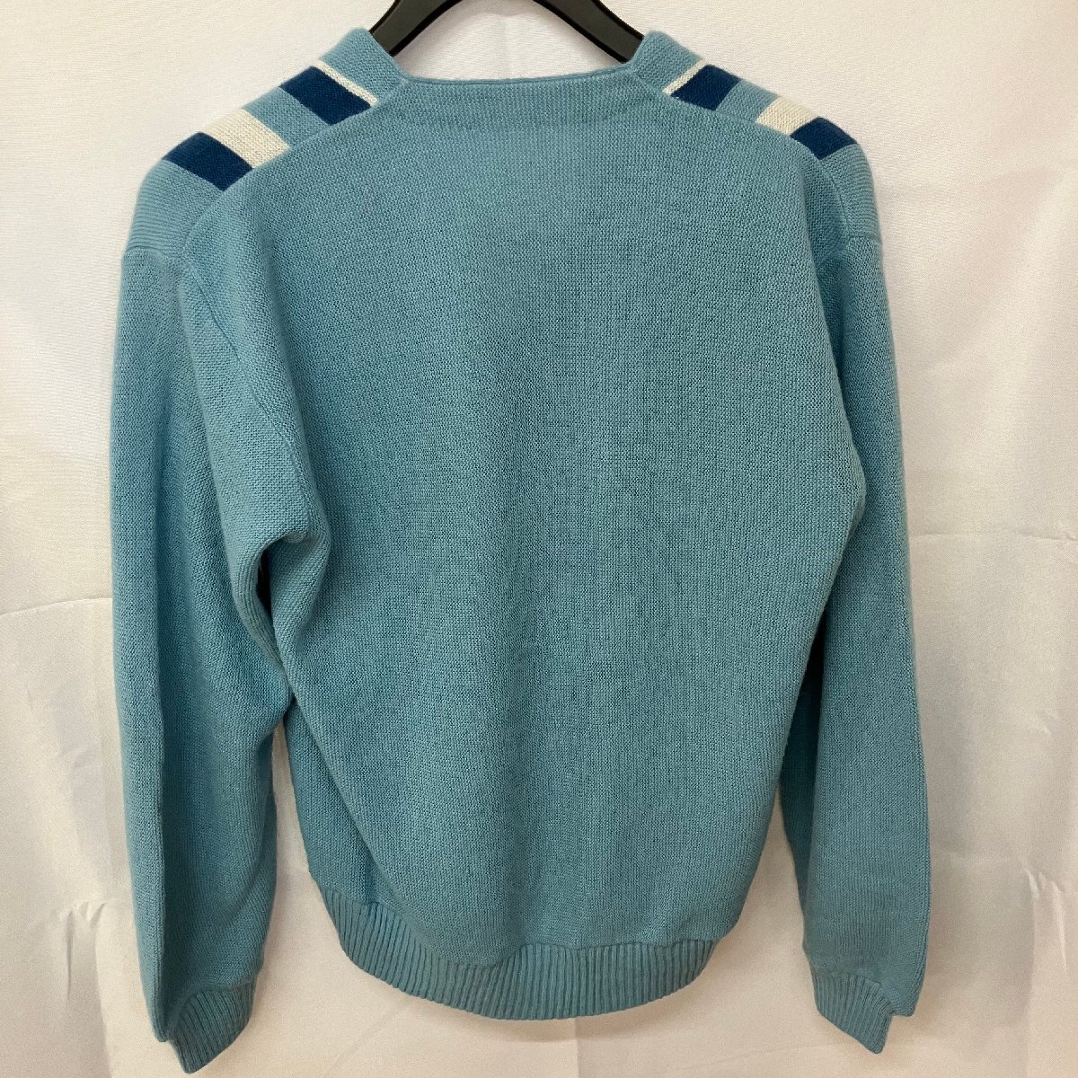 Yahoo!オークション - B64 L アメリカ古着 ストライプ コットン カーデ...