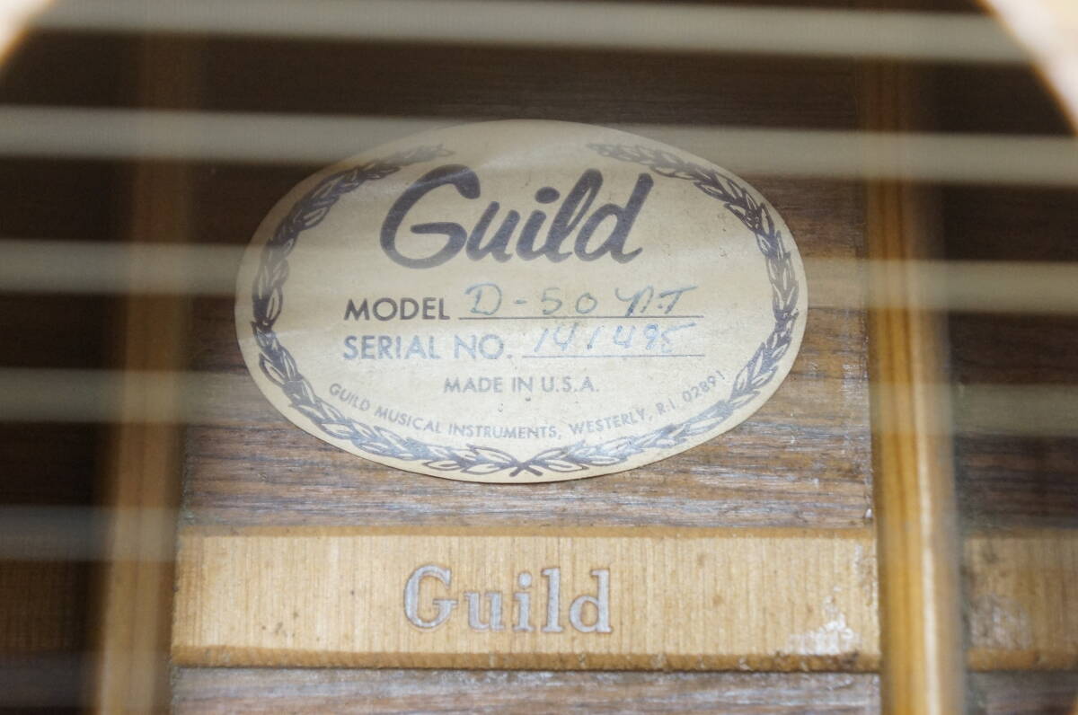 Yahoo!オークション - Guild ギルド D-50 NT アコースティックギター ...