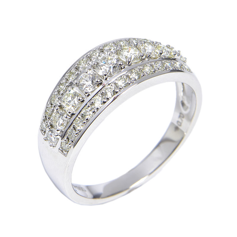 Yahoo!オークション - 合計0.7ct天然ダイヤモンドリング 12.5号 Pt950 ...