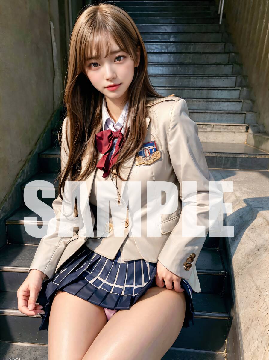 Yahoo!オークション - 1212（6）【A4 AI美女 ポスター 高品質光沢紙】...