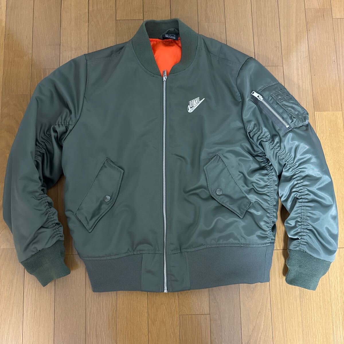 Yahoo!オークション - NIKE MA-1 フライトジャケット Sサイズ