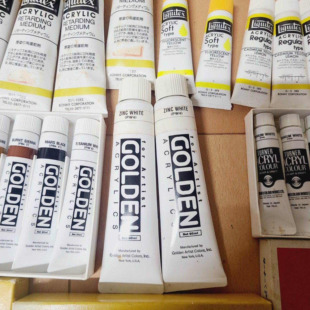 Yahoo!オークション - 1211 Liquitex リキテックス ゴールデン ターナ...