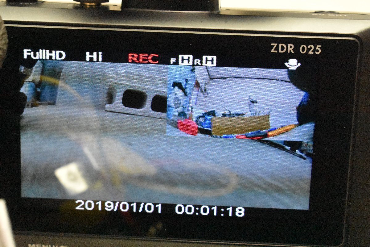 Yahoo!オークション - コムテック ドライブレコーダー ZDR025 前後 2カ...