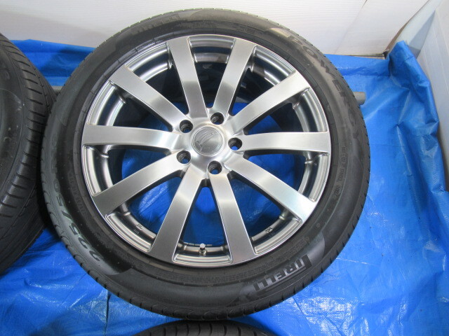 Yahoo!オークション - 激安即決 BEO 18-7.5J 5H/114.3 ET53 + PIRELLI ...