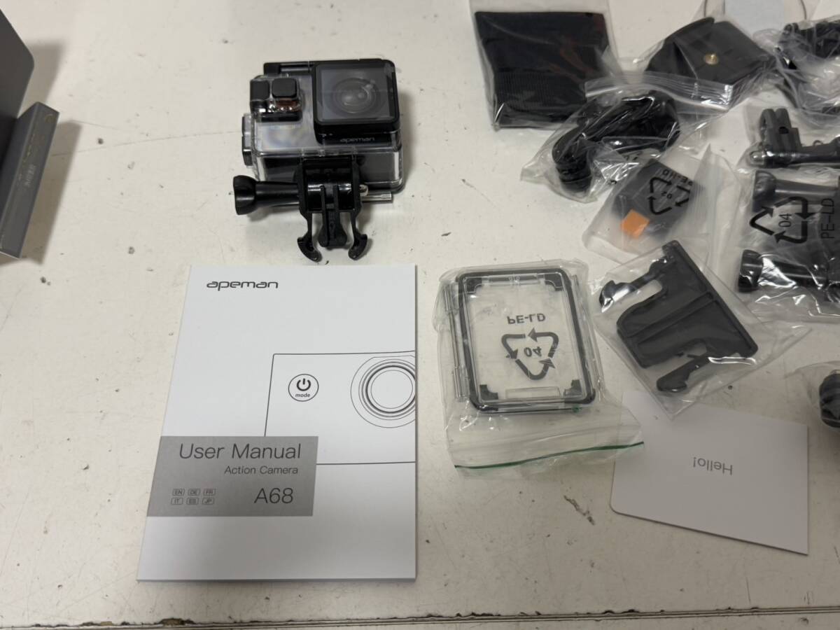 Yahoo!オークション - 【apeman A68 本体 デジタルビデオカメラ アクシ...