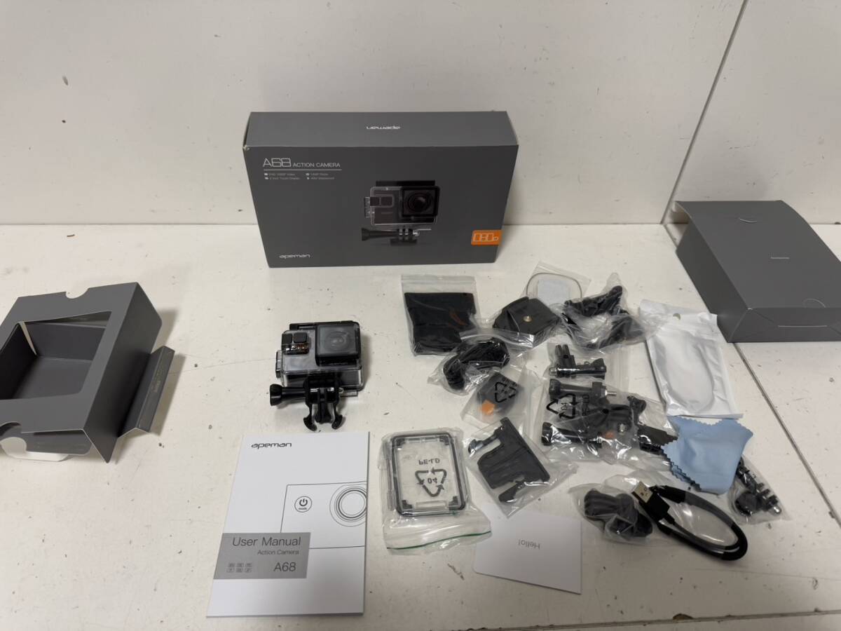 Yahoo!オークション - 【apeman A68 本体 デジタルビデオカメラ アクシ...