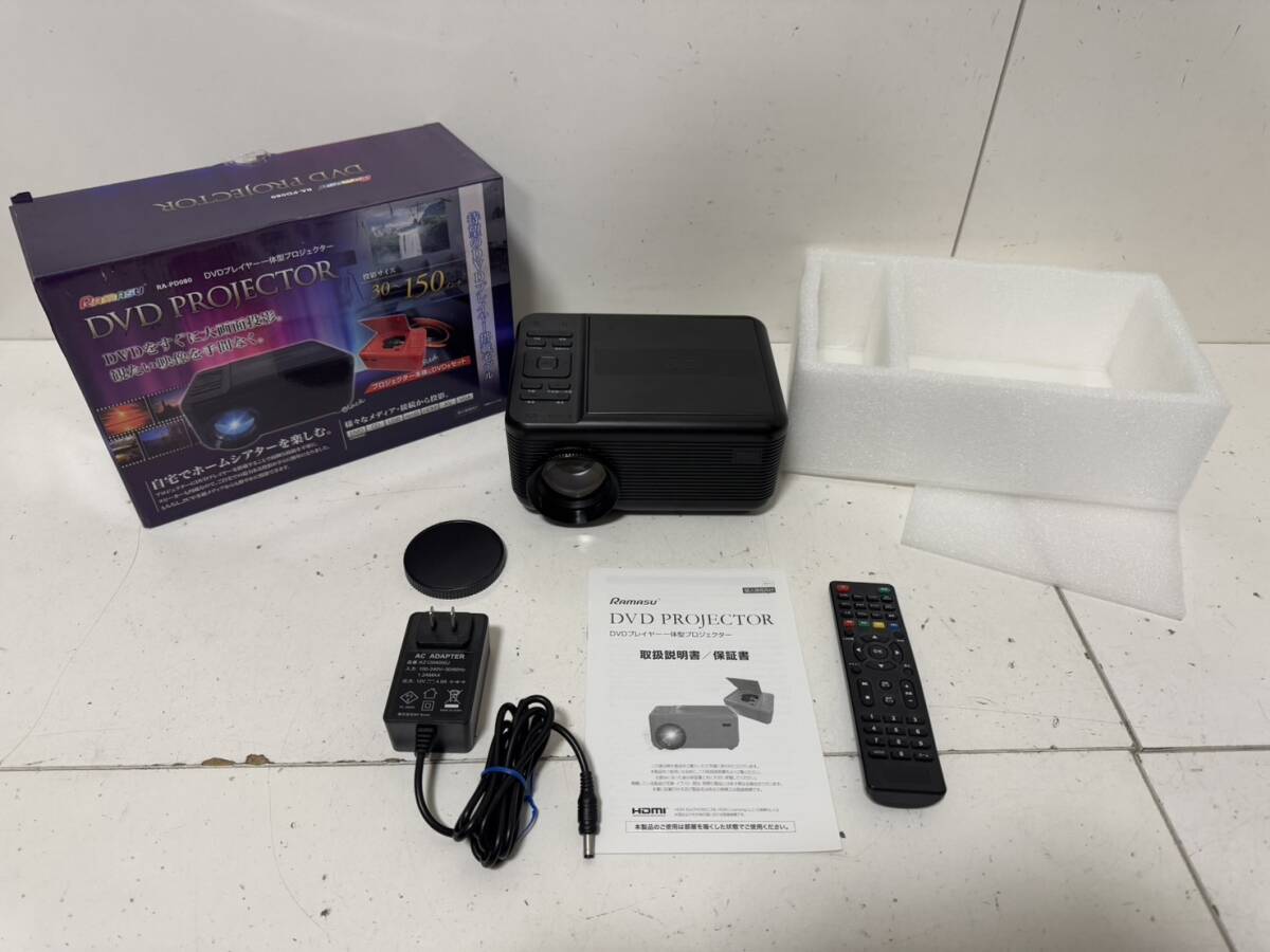 Yahoo!オークション - 【RAMASU RA-PD080 本体 DVDプレイヤー一体型 コ...