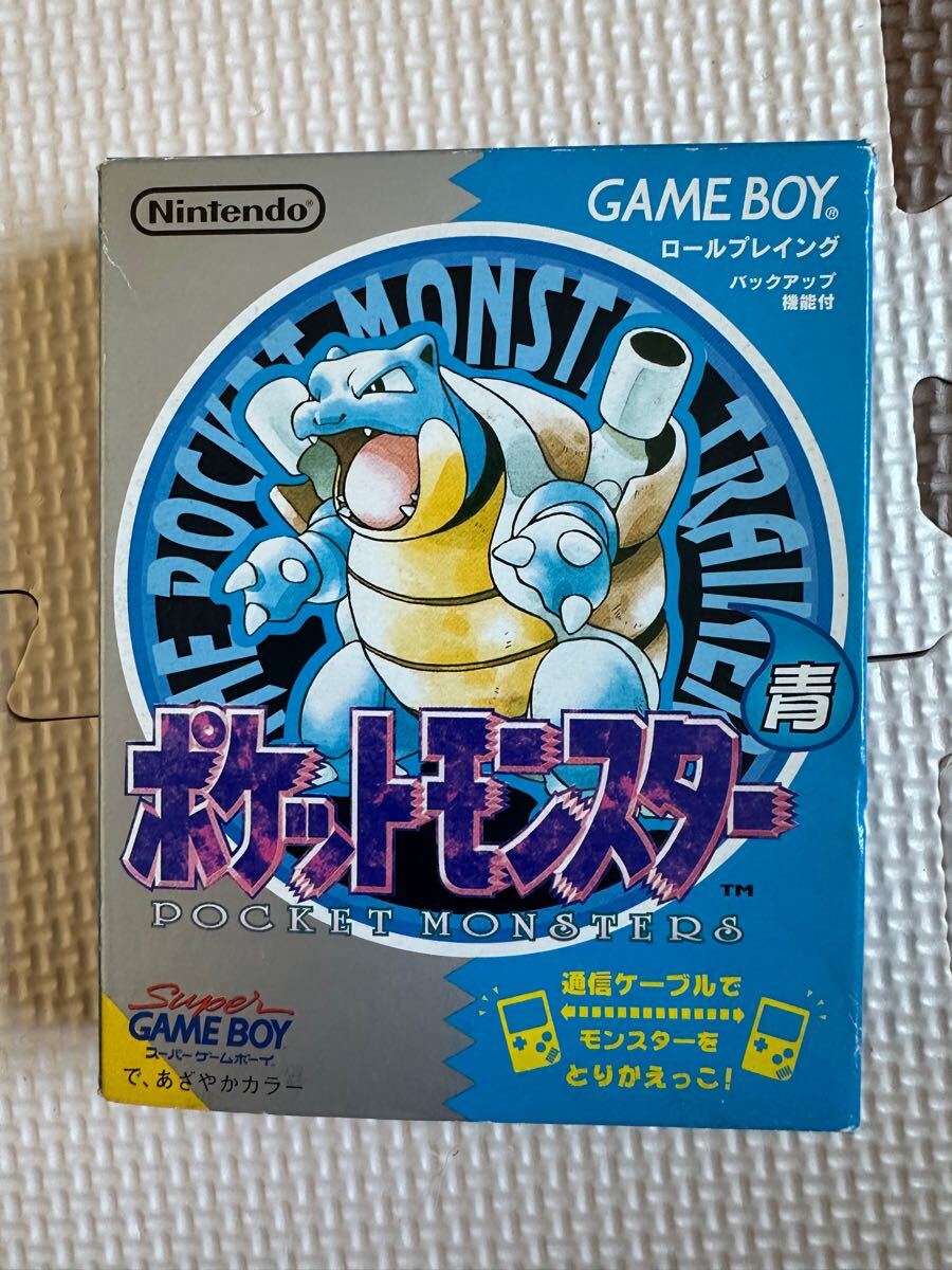 Yahoo!オークション - ゲームボーイ ポケットモンスター青 任天堂 マッ...