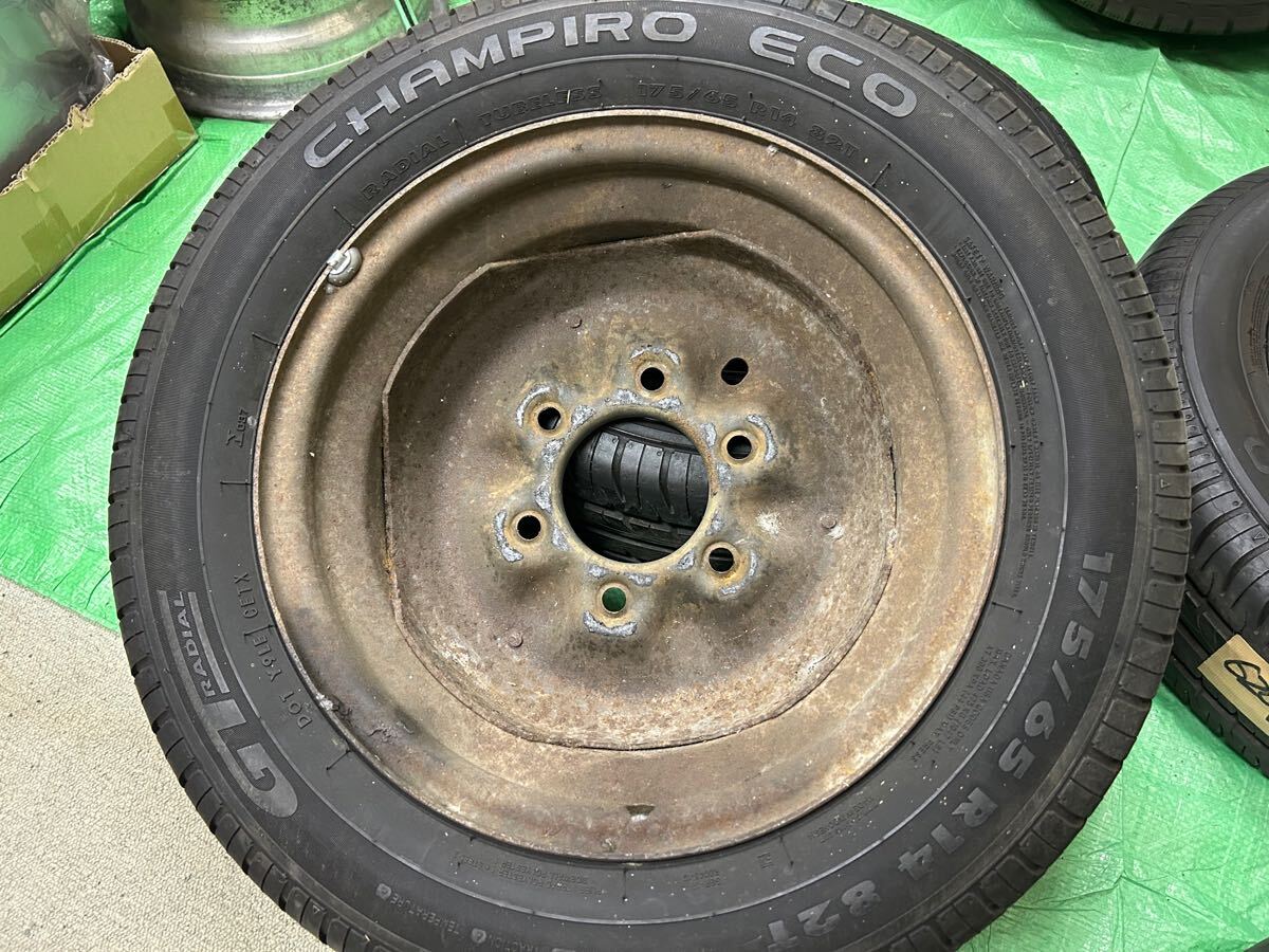 Yahoo!オークション - ダットサン620 TOPY製 純正タイプスチールホイー...