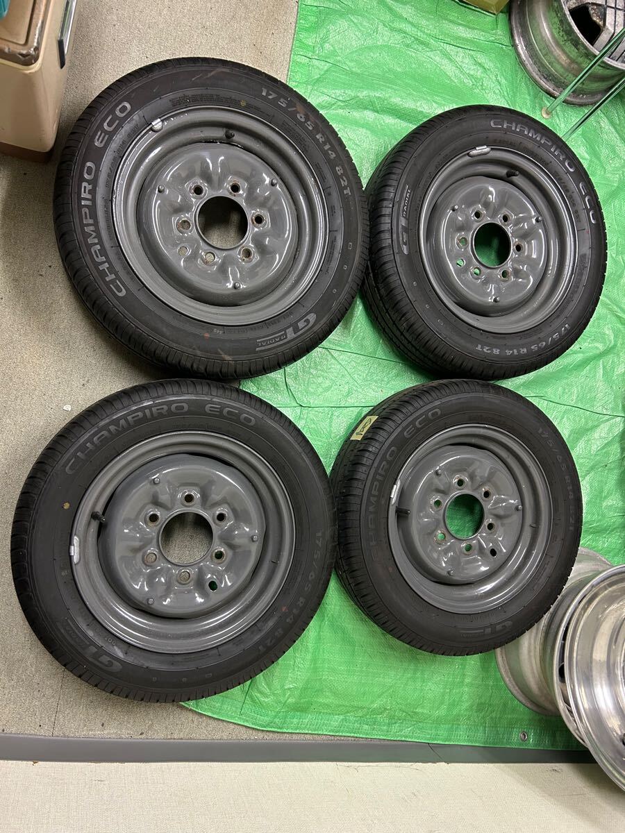 Yahoo!オークション - ダットサン620 TOPY製 純正タイプスチールホイー...