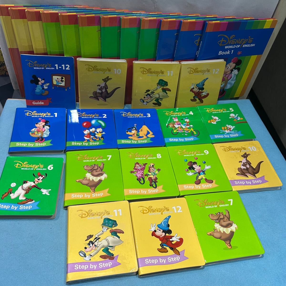 DWE ディズニー英語システム Step by Step DVD Disney World of English 英語教材 大量 まとめ売り ディズニーワールドオブイングリッシュ(子ども英語 ...