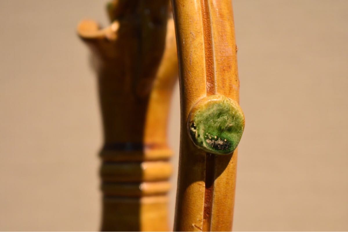 日本代購代標第一品牌【樂淘letao】－【GE】Y2672【コレクター所蔵品】時代 唐三彩水注/中国古玩 中国美術 骨董品 時代品 美術品 古美術品