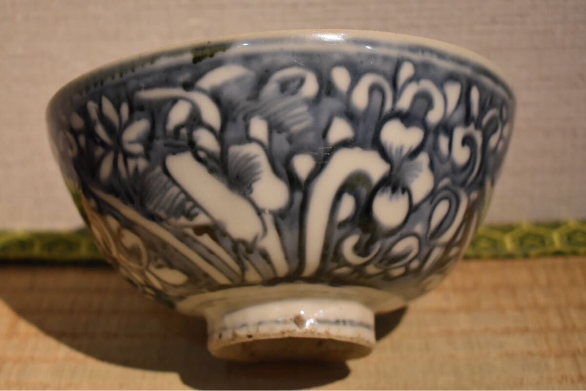 日本代購代標第一品牌【樂淘letao】－【GE】E1453【コレクター所蔵品】時代 染付鉢/中国古玩 中国美術 青花 器 骨董品 時代品 美術品 古美術品