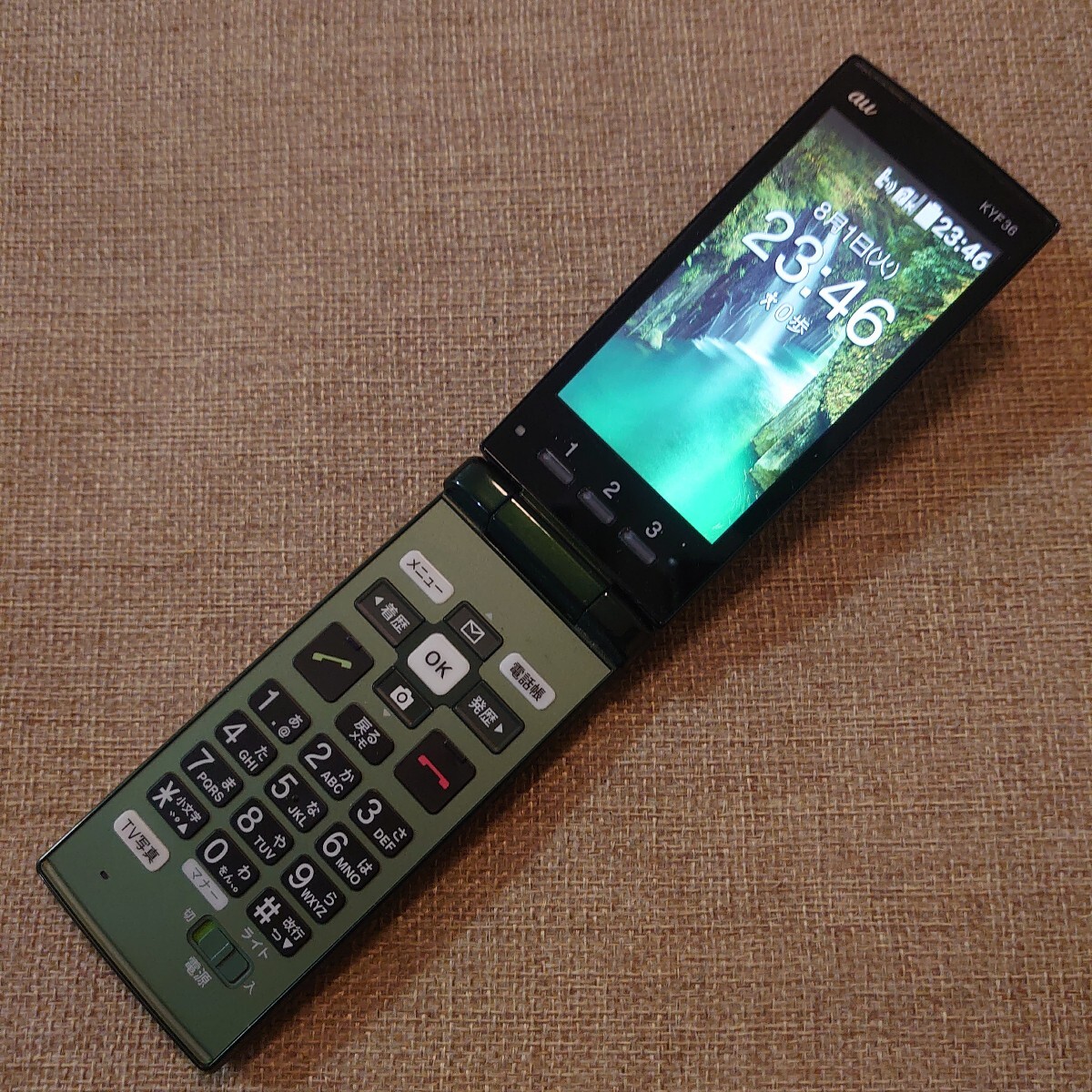 KYF36 au グリーン(京セラ)｜売買されたオークション情報、yahooの商品情報をアーカイブ公開 - オークファン（aucfan.com）