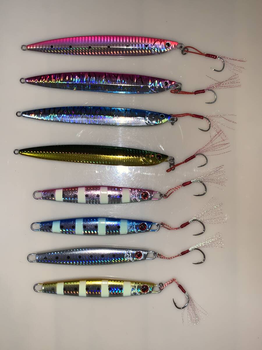 Yahoo!オークション - メタルジグ 120g 4本 150g 4本 ほぼ未使用 ケー...