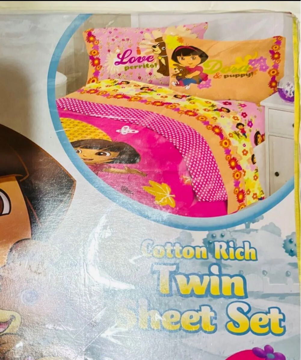 Yahoo!オークション - アメリカキャラクター DORA シーツセット