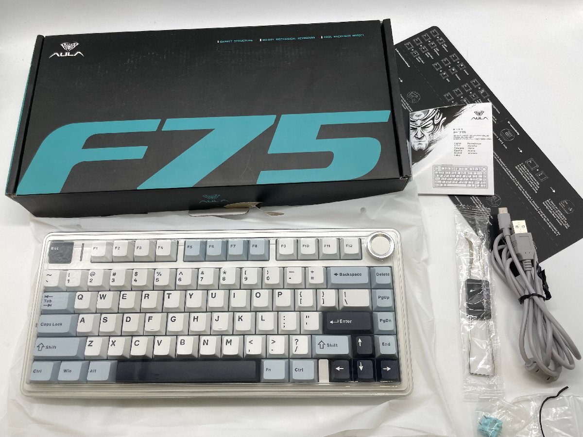 Yahoo!オークション - EPOMAKER x AULA F75 ゲーミングキーボード レー...