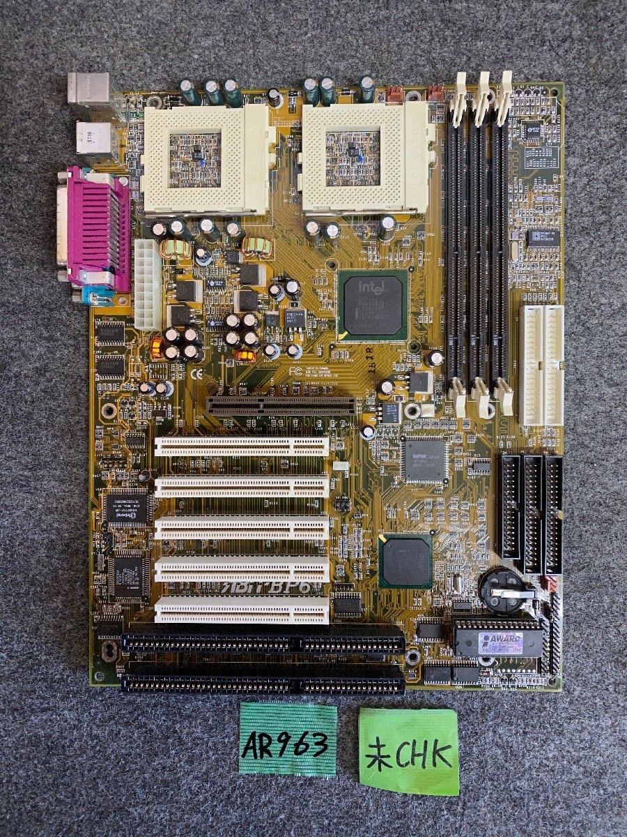 Yahoo!オークション - 【送100サイズ】ABIT ABIT-BP6 Socket370 Dual 4...