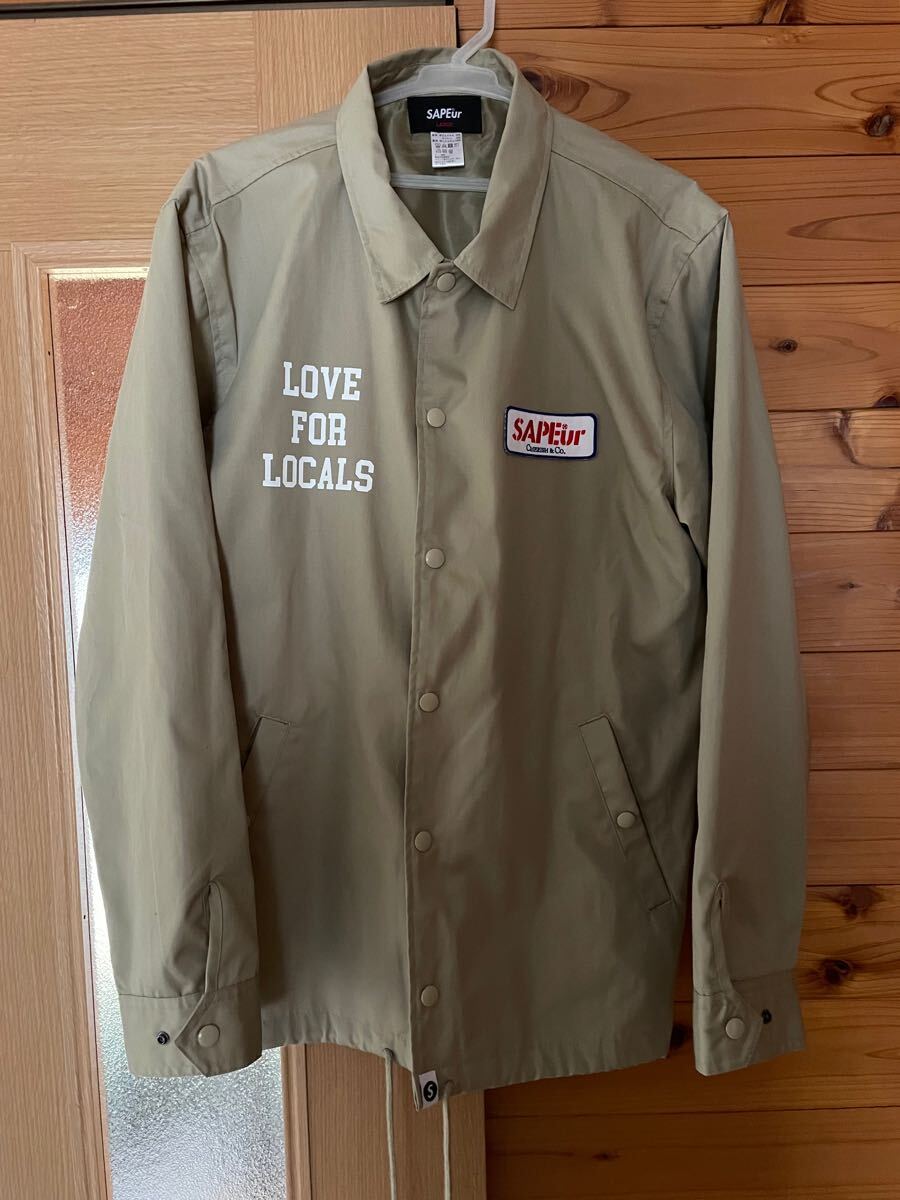 Yahoo!オークション - サプール SAPEur コーチジャケット size L LOVEF...