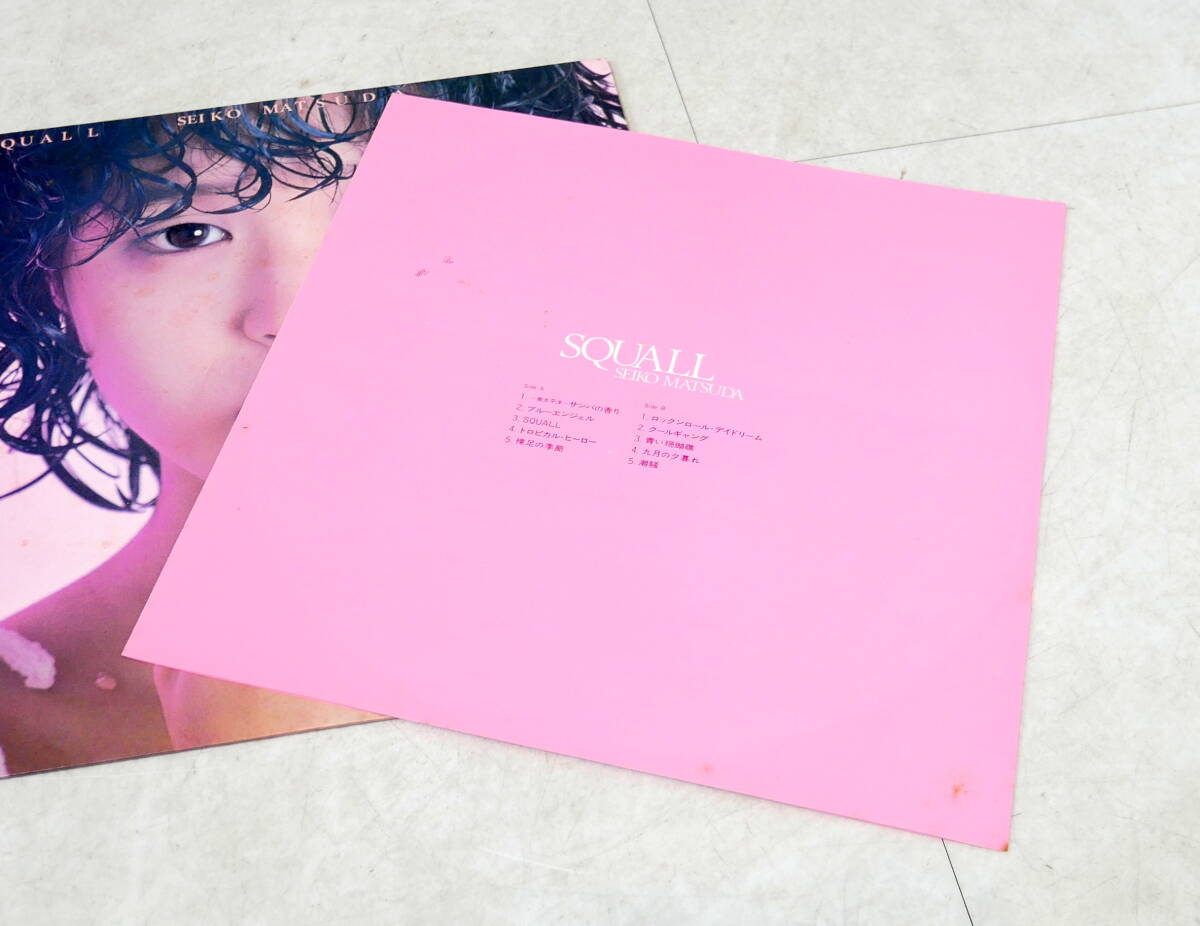 Yahoo!オークション - (R612-H58) LPレコード 「SQUALL」 スコール サ...