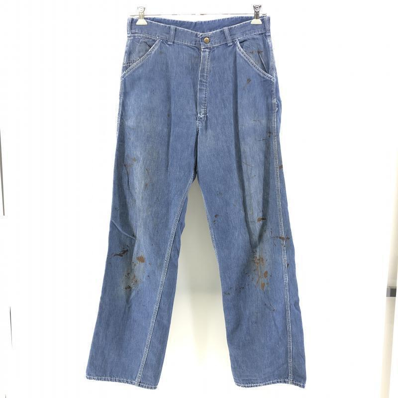 中古】HERCULES 50s GRIPPER ZIP デニムペインターパンツ サイズ 中古】HERCULES 50s GRIPPER ZIP デニムペインターパンツ サイズ