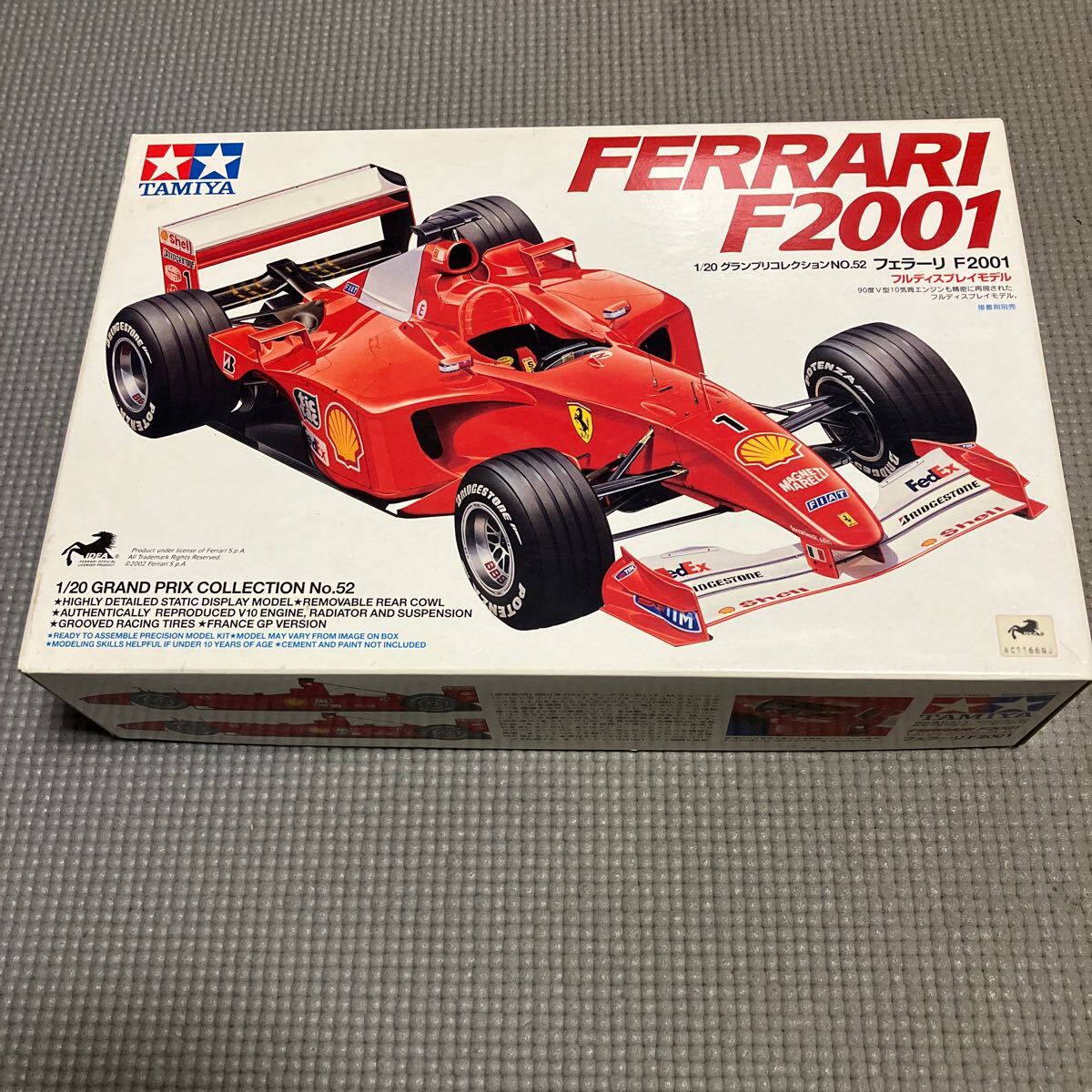 Yahoo!オークション - フェラーリ F2001 （1/20スケール グランプリコ...
