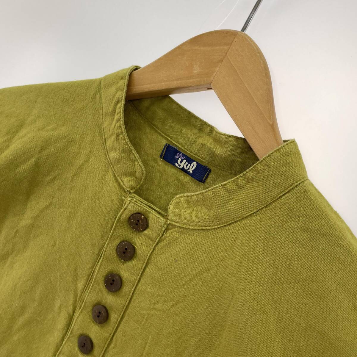 Yahoo!オークション - yul ユル フィッシュテール 長袖シャツ size表記...