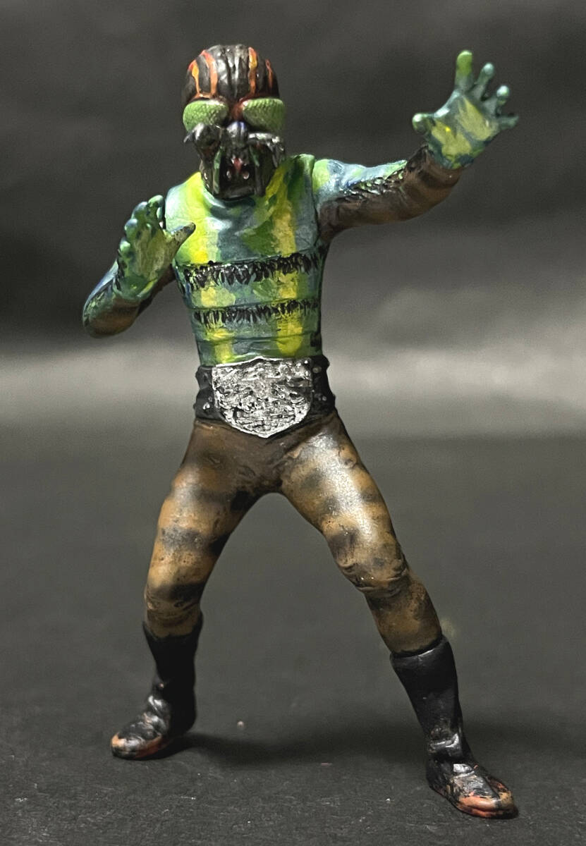 Yahoo!オークション - 仮面ライダーHG リペイント ハエ男 完成品 H.G.C...