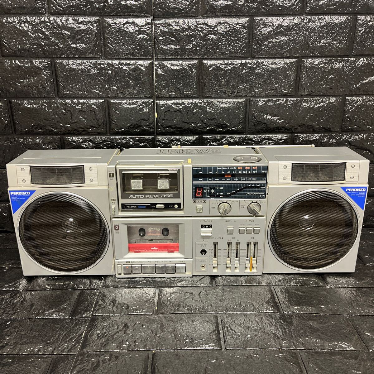 Yahoo!オークション - ラジカセ HITACHI TRK-W2 ジャンク品