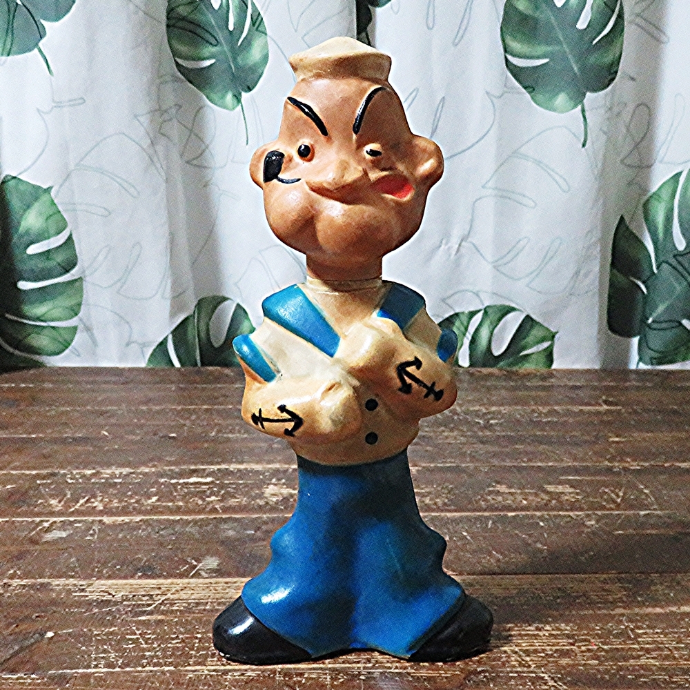 Yahoo!オークション - 珍品 ソフビ人形 ポパイ USA フィギュア 雑貨 PO...