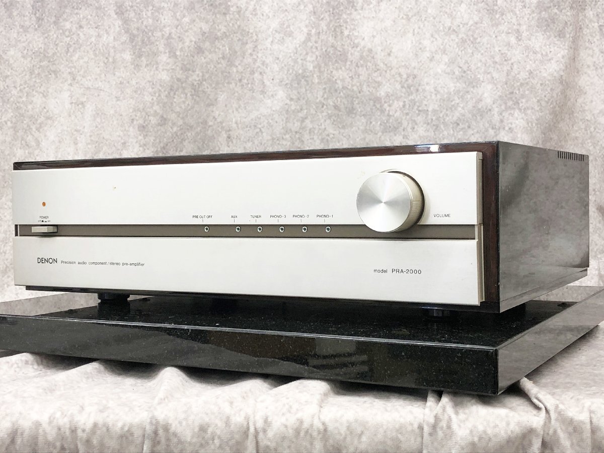 Yahoo!オークション - Y4978 難あり品 オーディオ機器 プリアンプ DENO...