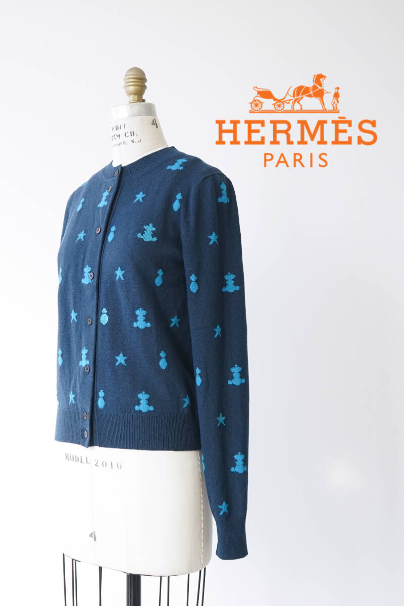HERMES エルメス カシミヤ ニット カーディガン size 36 1209(カーディガン)｜売買されたオークション情報、yahooの商品情報をアーカイブ公開 - オークファン ...