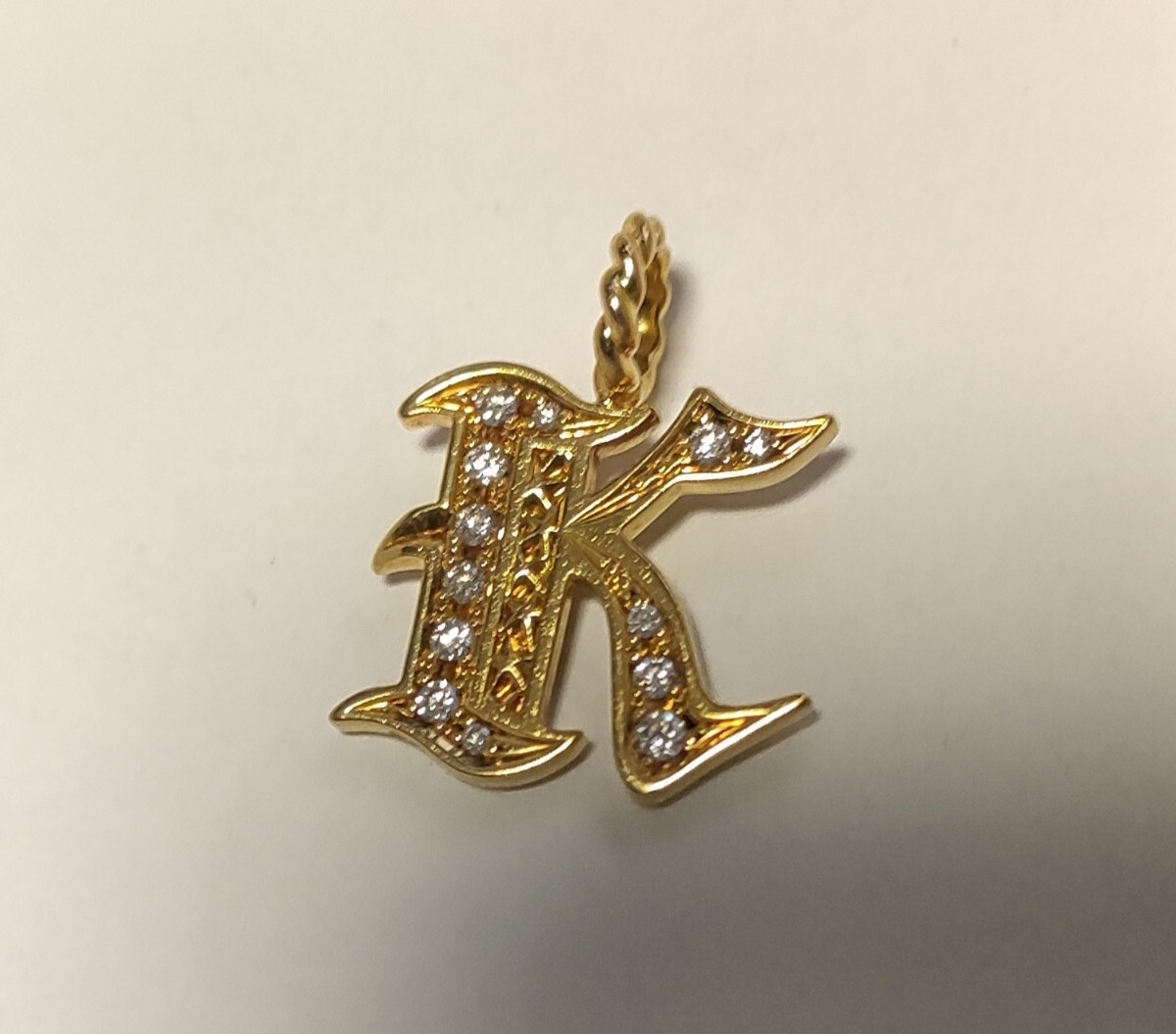 Yahoo!オークション - 定価286000円 SJX K18 ダイヤモンド イニシャル ...