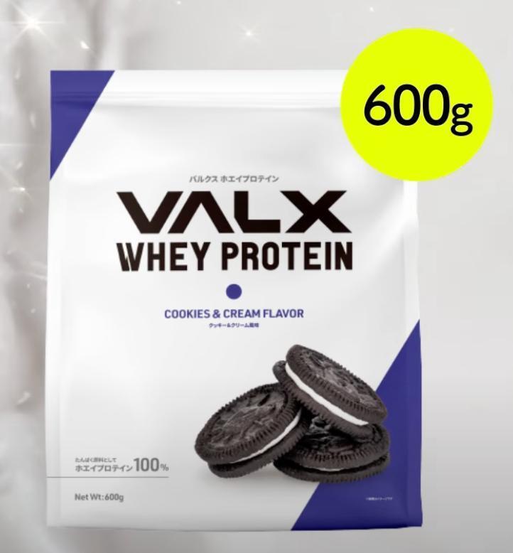 Yahoo!オークション - VALX ホエイプロテイン クッキー＆クリーム風味 ...