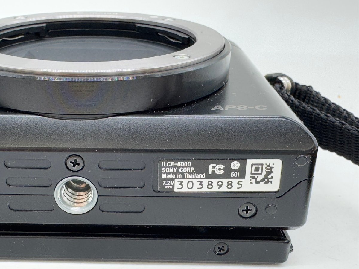 Yahoo!オークション - t112 現状品 SONY ソニー a 6000 ミラーレス一...