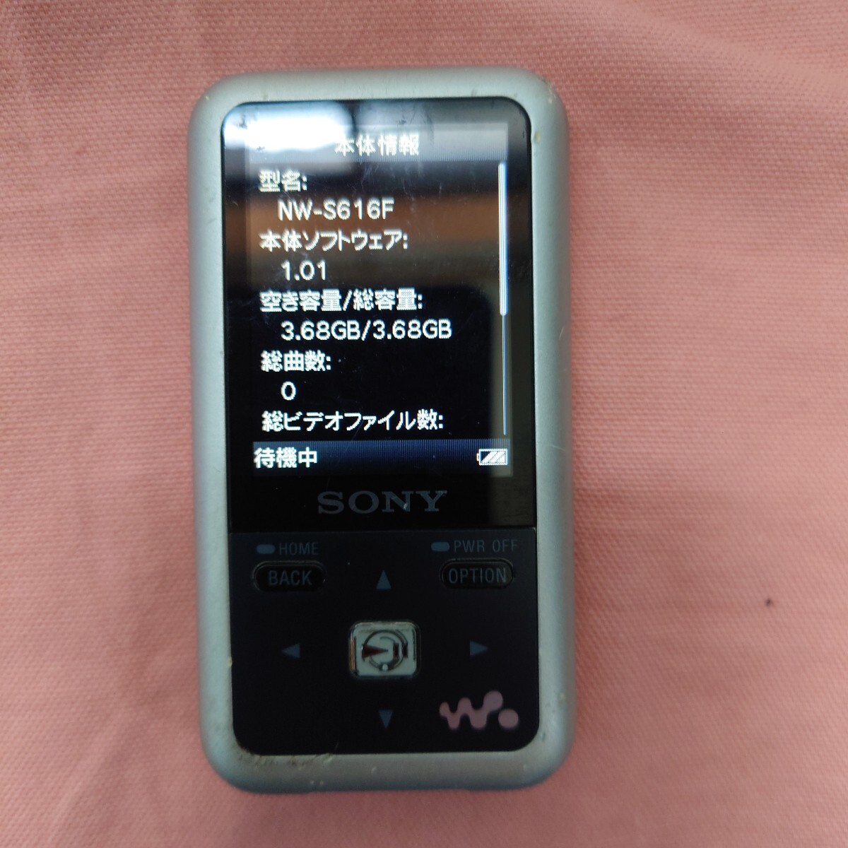 Yahoo!オークション - SONY ウォークマン ソニー WALKMAN NW-S616F シ...